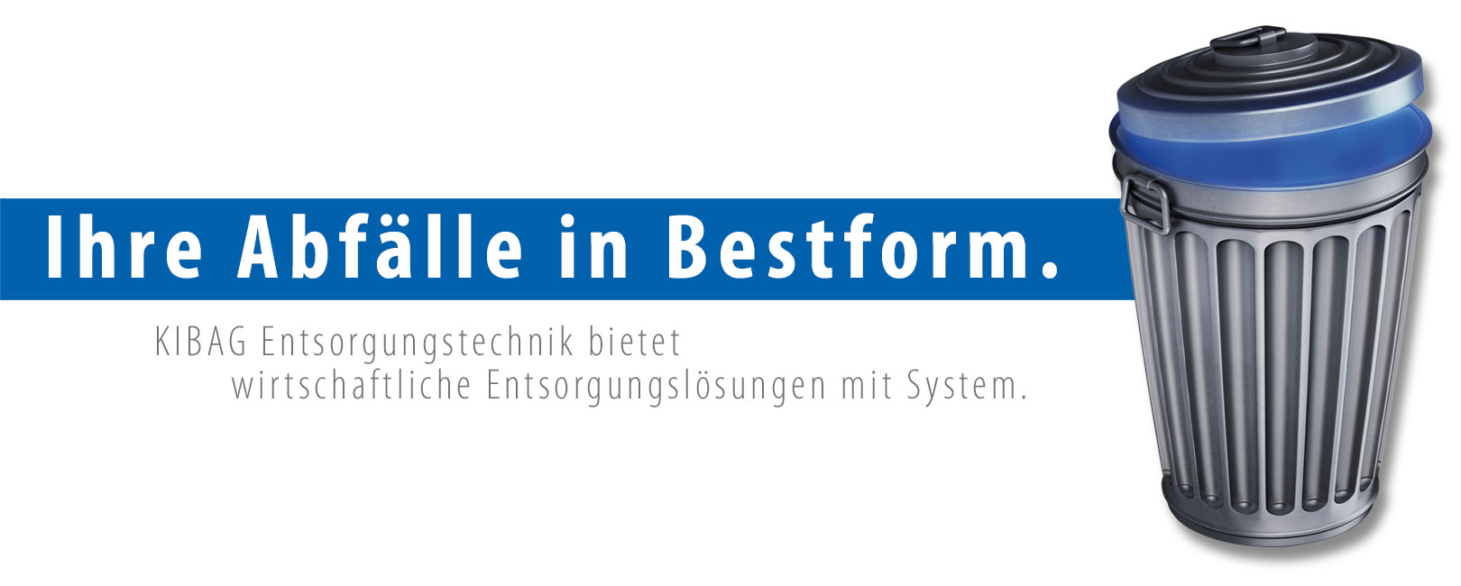 Presscontainer, Ballenpressen, Abfallpressen - KIBAG Entsorgungstechnik AG